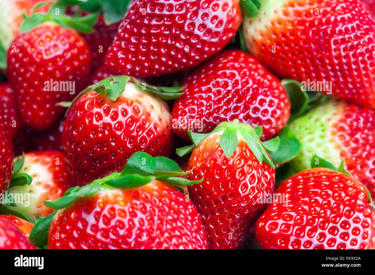 background of red big juicy ripe strawberries Stock Photo - Alamy
