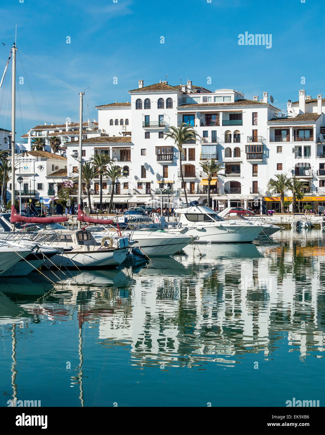 Marina Harbour Puerto de la Duquesa Spain Stock Photo - Alamy