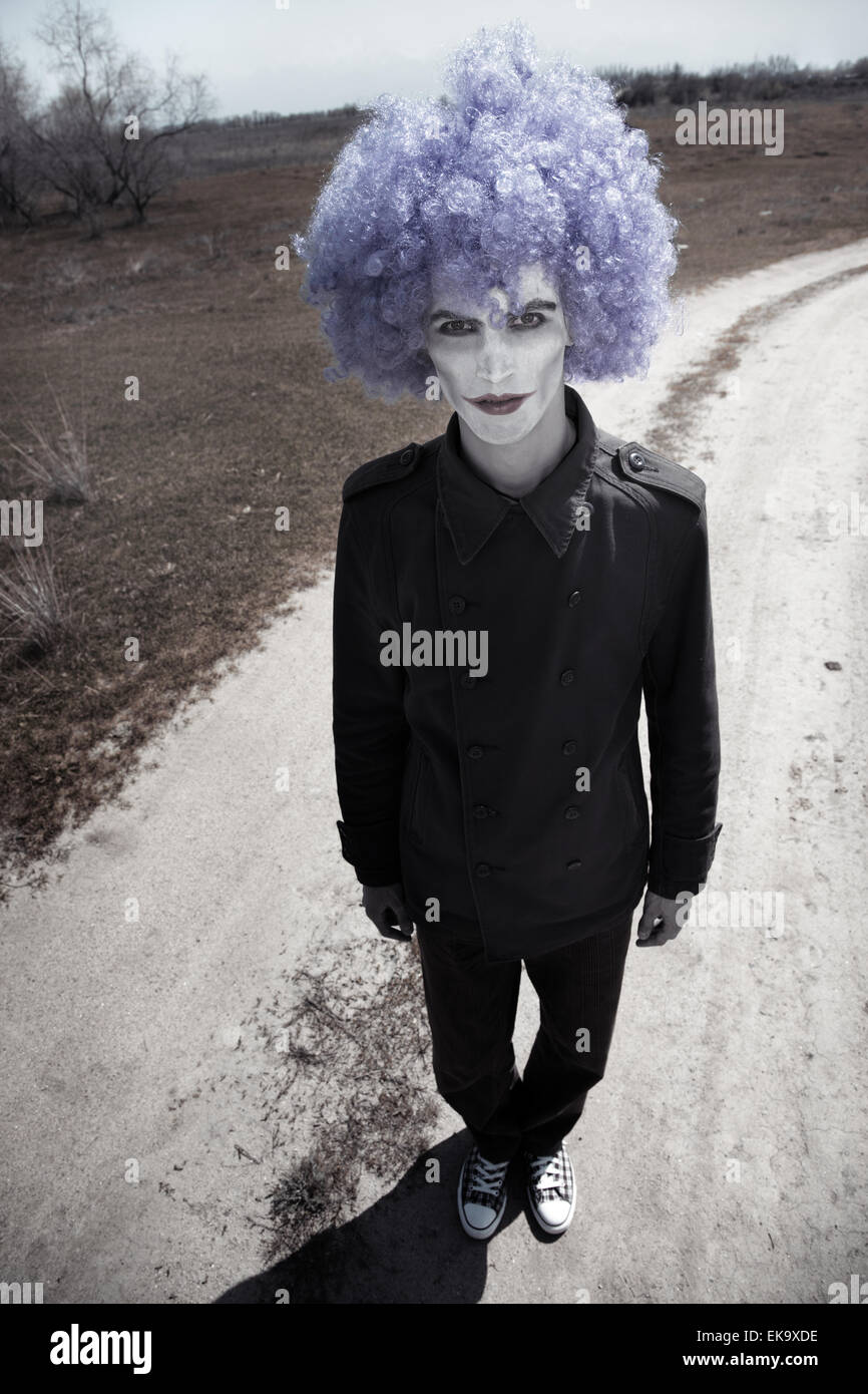 Sad clown male hi-res stock photography and images - Alamy