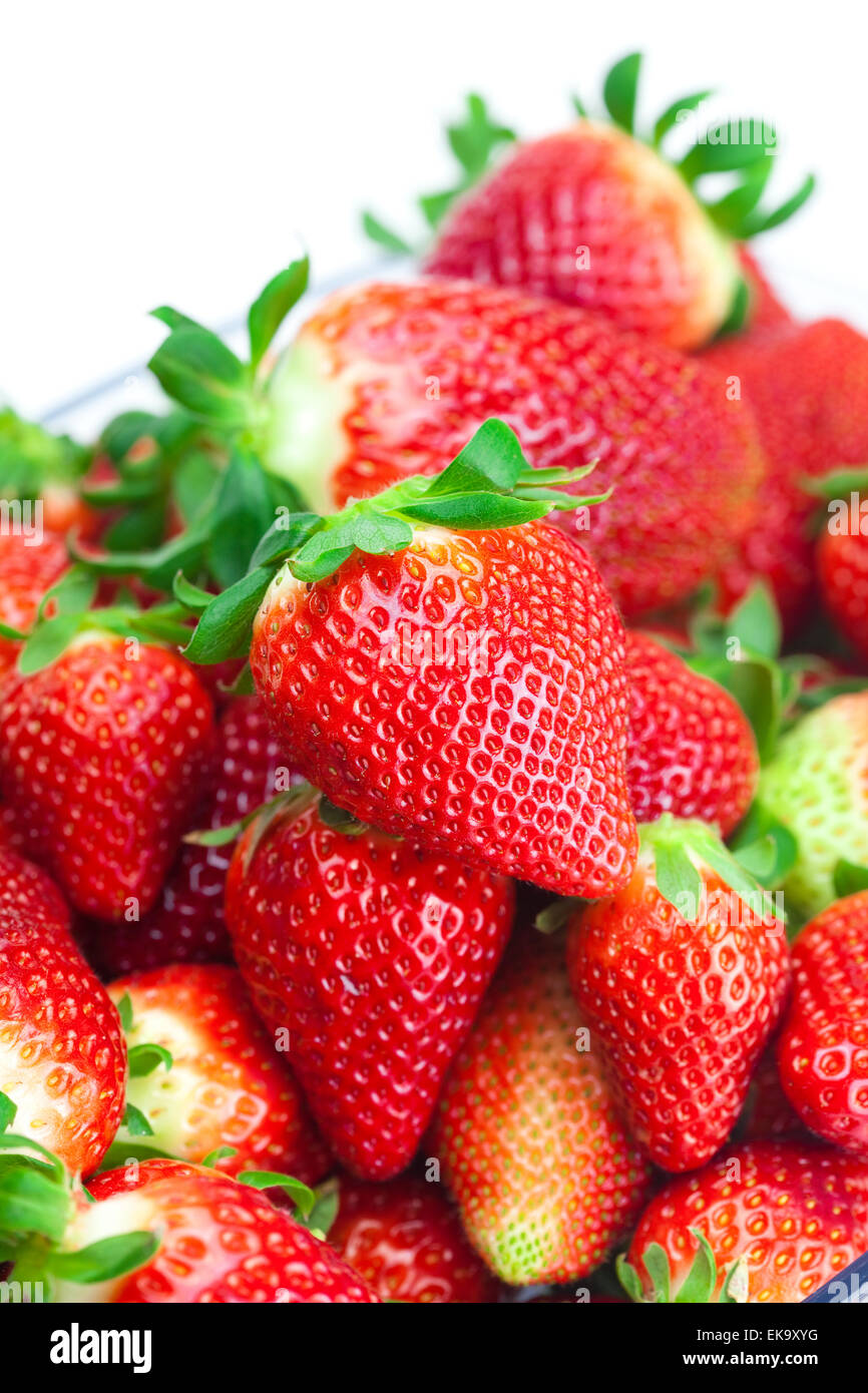 background of red big juicy ripe strawberries Stock Photo - Alamy