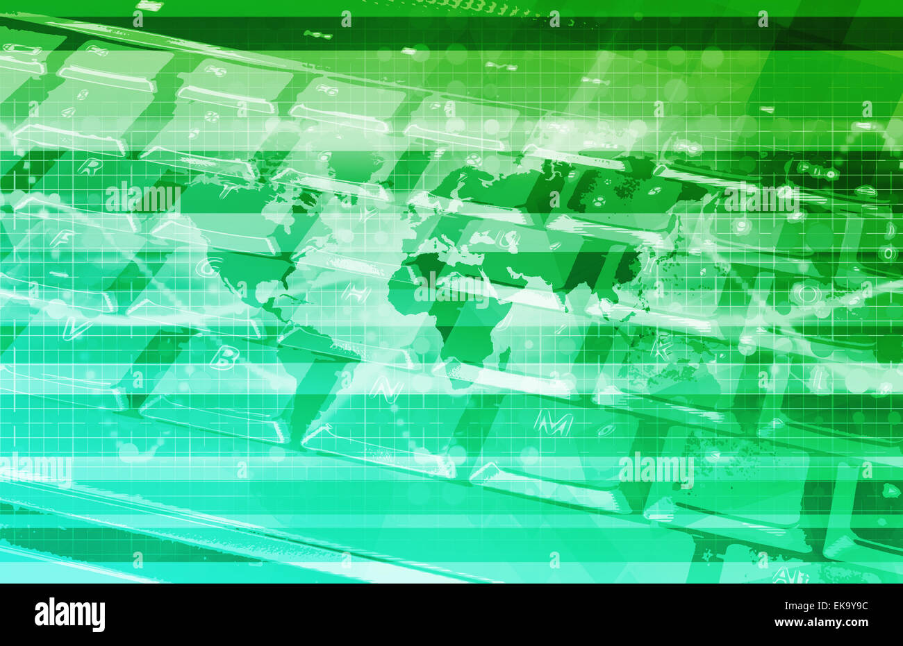 Global Information Technology Stock Photo - Alamy