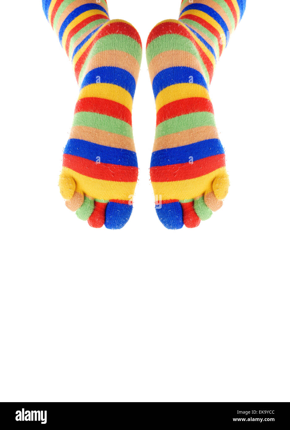 Two legs of the clown Stock Photo - Alamy