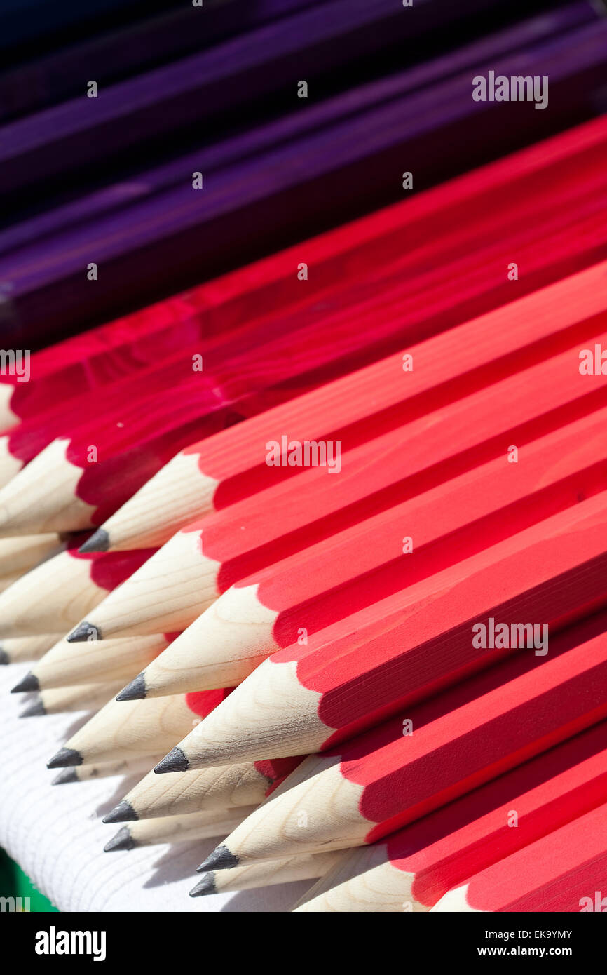 large color pencils at the fair Stock Photo - Alamy