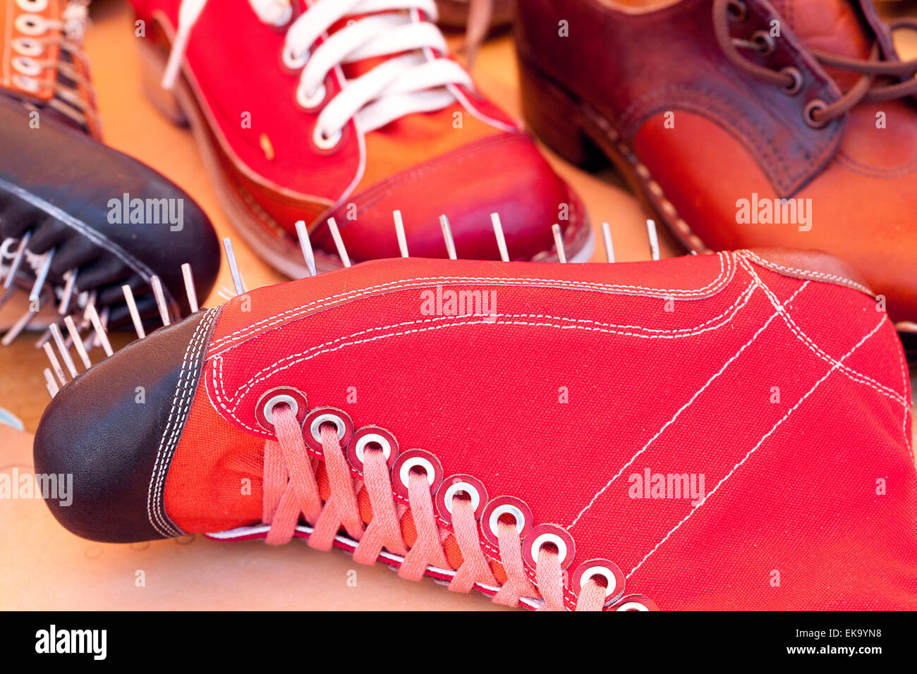 Leather shoes fair hi-res stock photography and images - Alamy