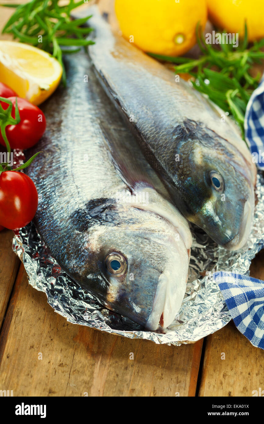 fresh dorada fish Stock Photo - Alamy