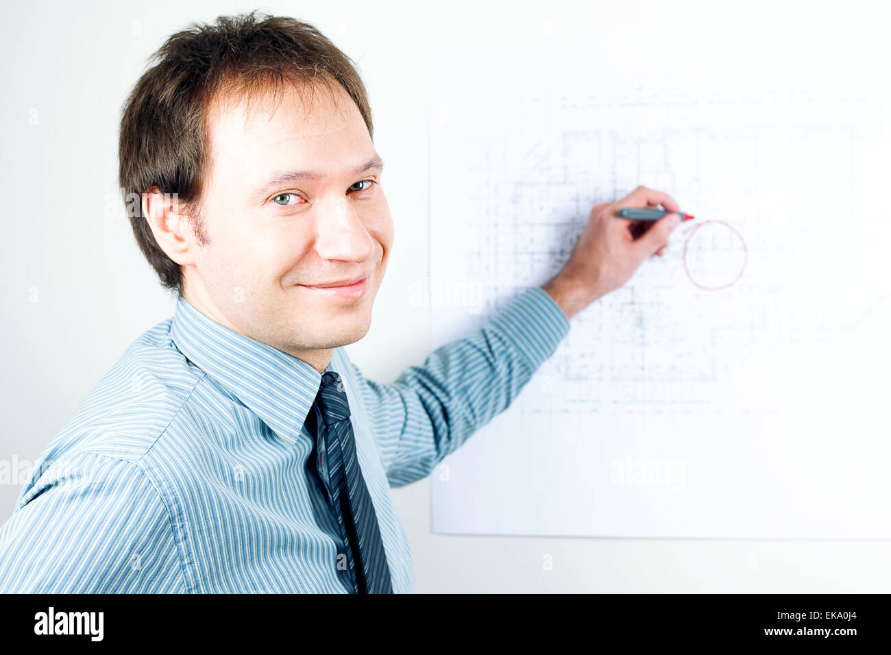 Architect building drawing hi-res stock photography and images - Alamy