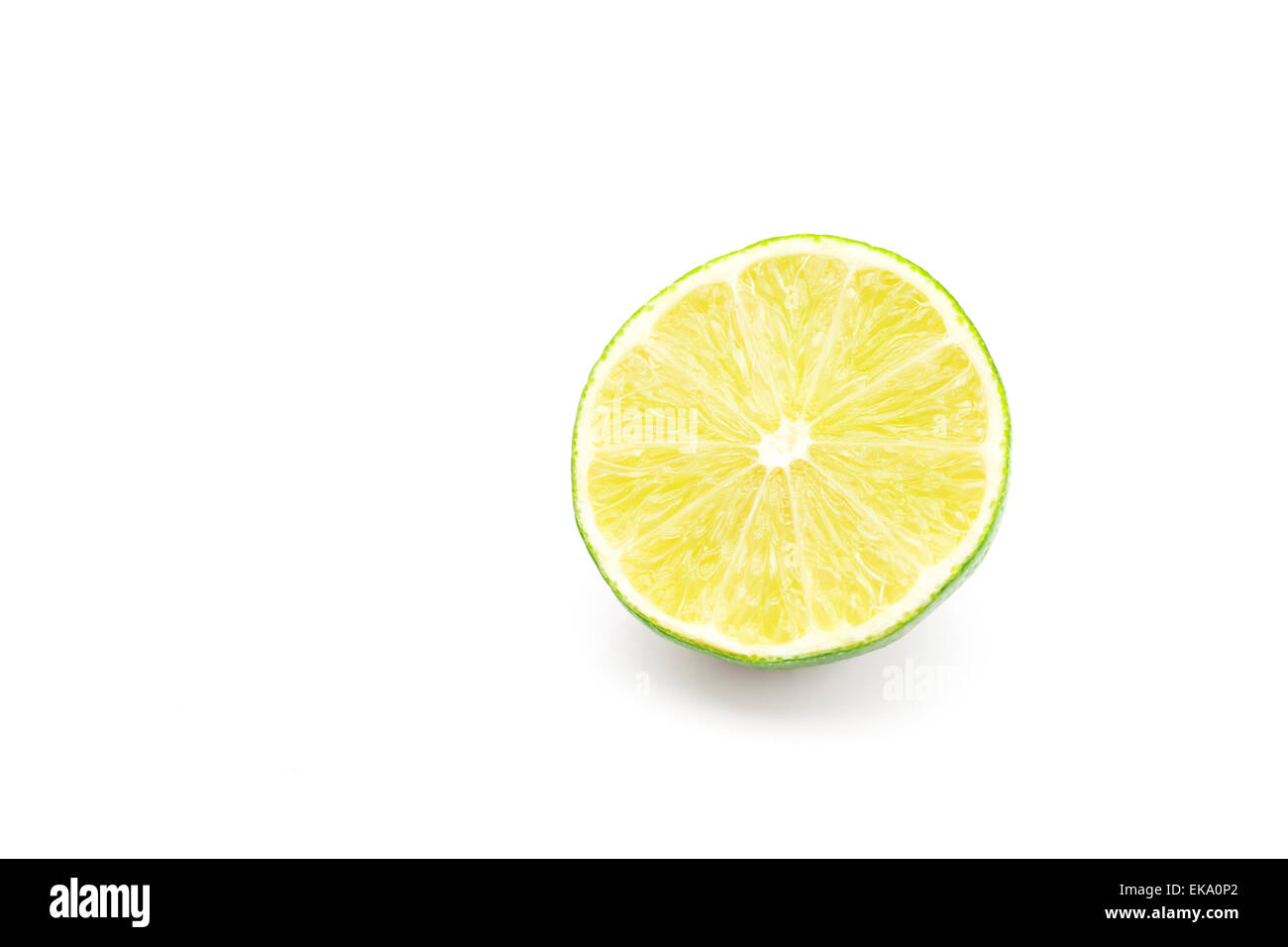 lime isolated on white Stock Photo - Alamy