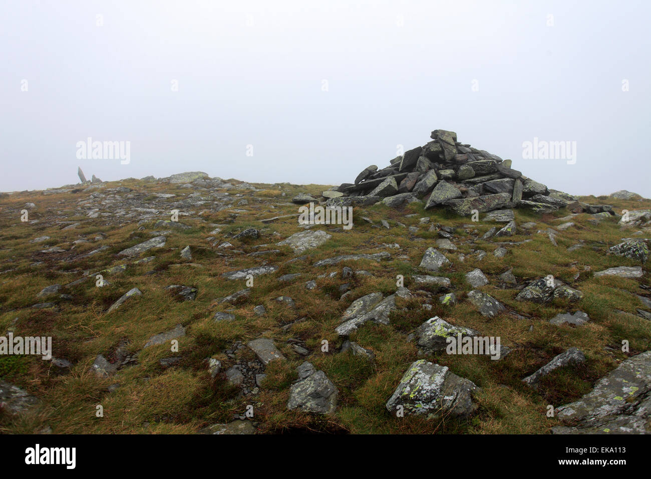 Summit cairn, Bakestall fell, one of the 214 Wainwright Fells, Northern ...