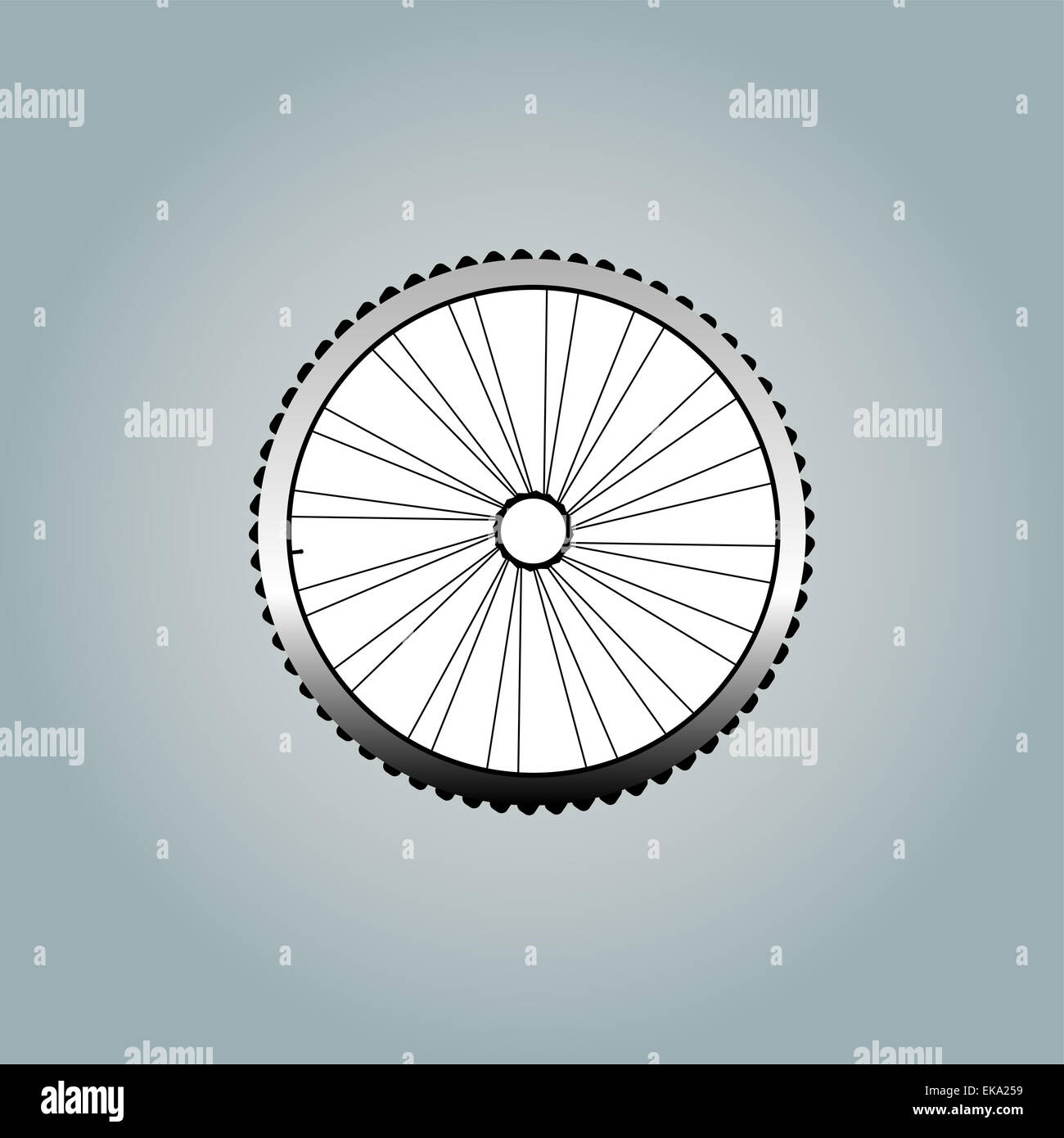Bicycle Wheel Symbol Stock Photo - Alamy