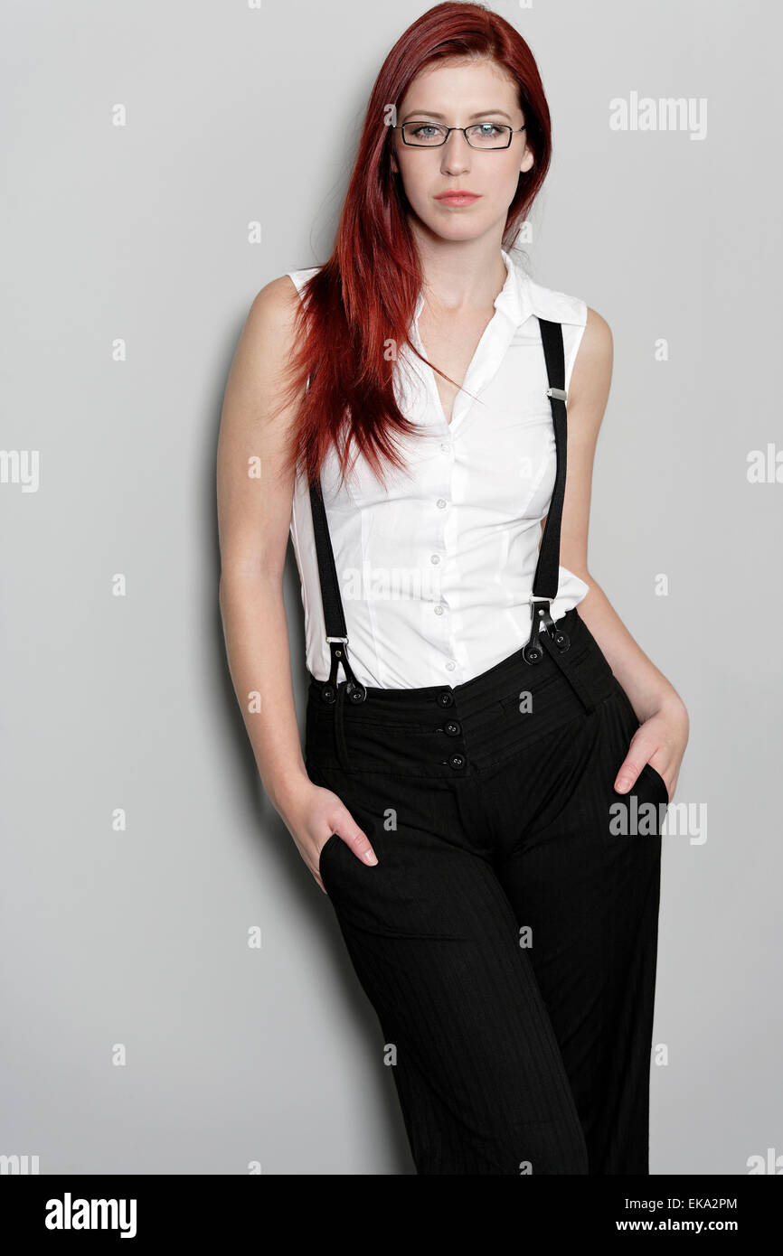 Woman in smart business clothes Stock Photo - Alamy