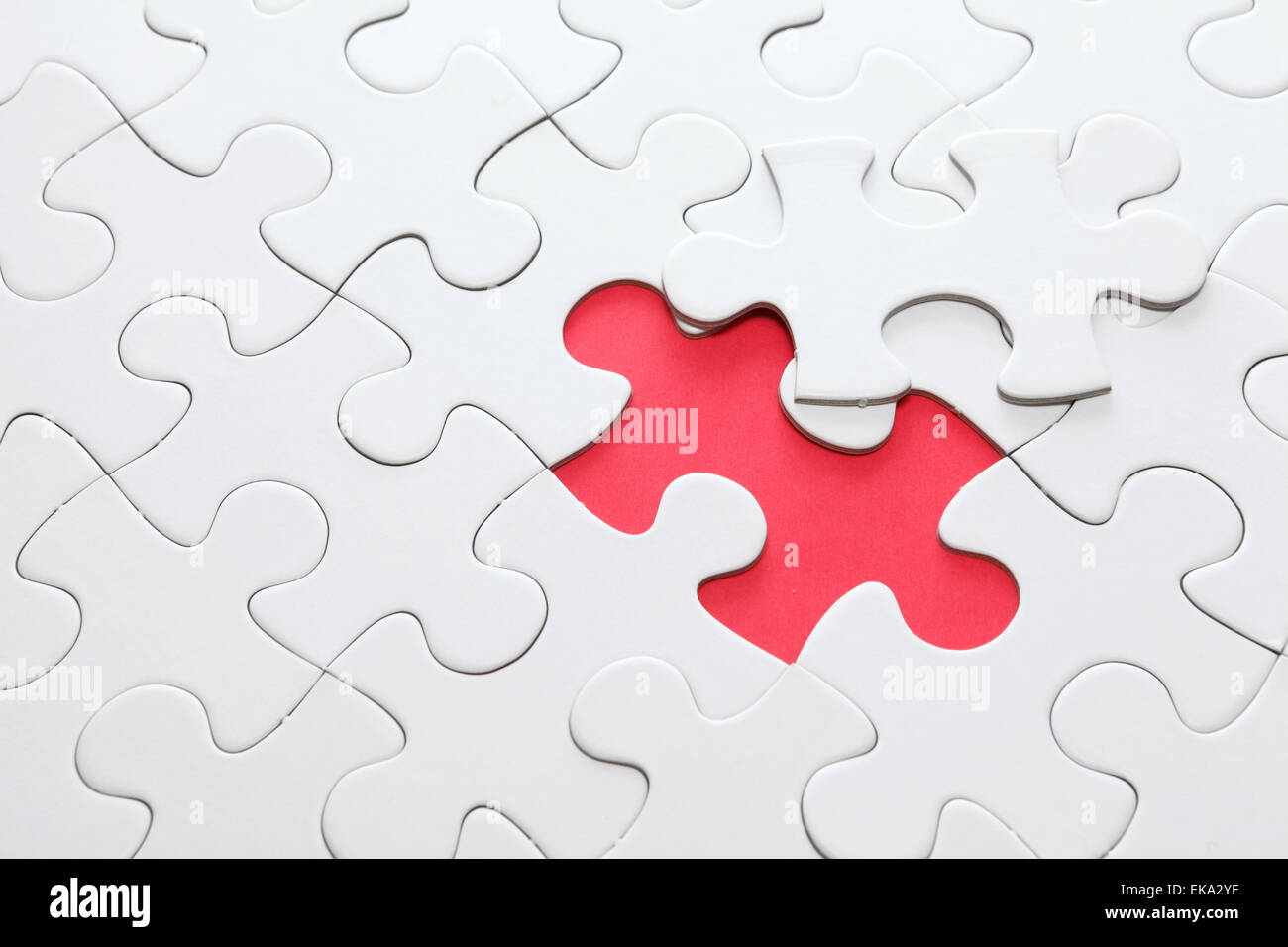 puzzle with missing part Stock Photo - Alamy