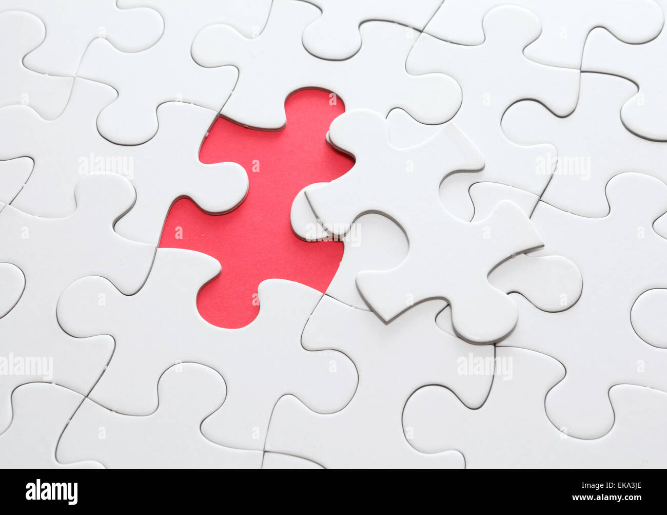puzzle with missing part Stock Photo - Alamy