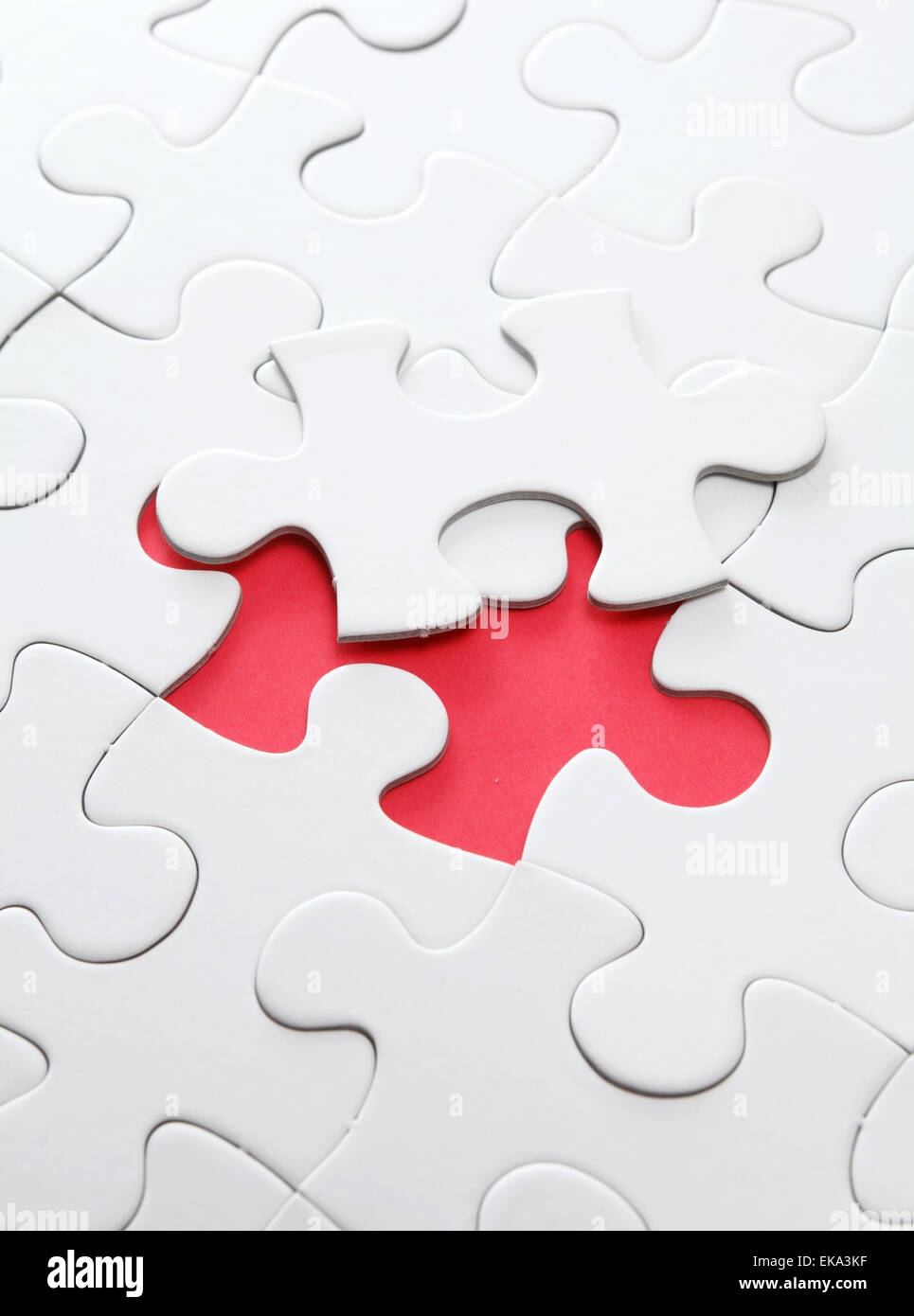 puzzle with missing part Stock Photo - Alamy