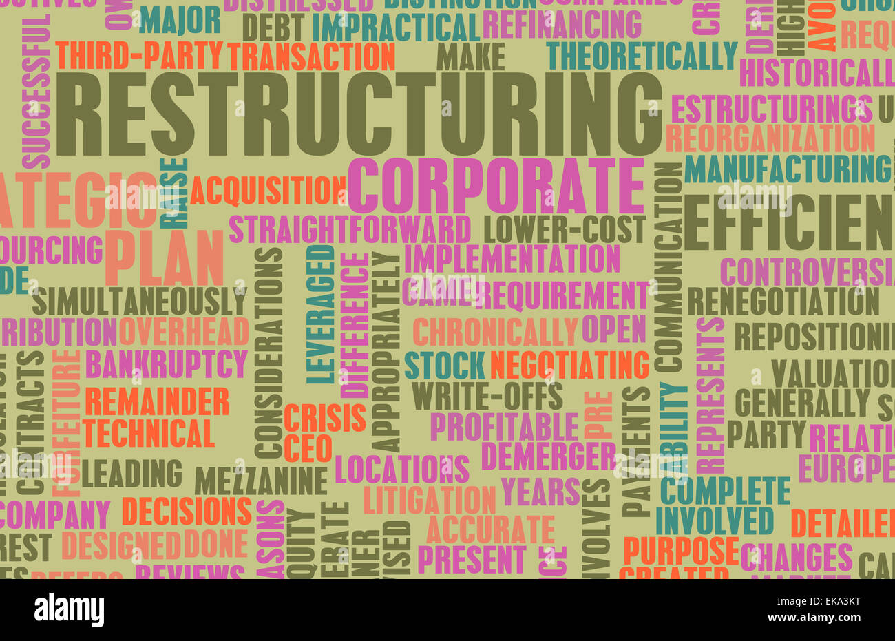 Financial restructuring debt re hi-res stock photography and images - Alamy