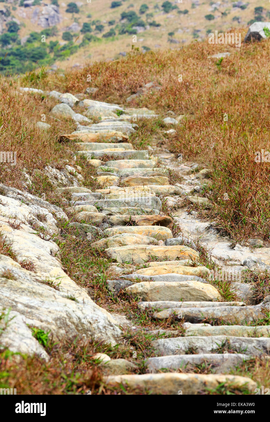 mountain hiking path Stock Photo - Alamy