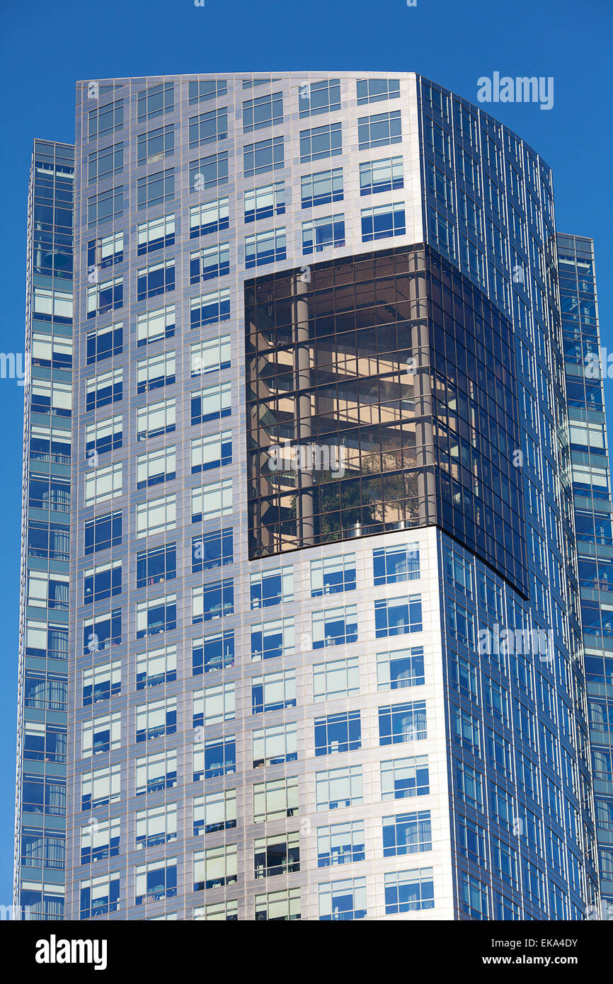 Beautiful modern office building against the blue sky Stock Photo - Alamy