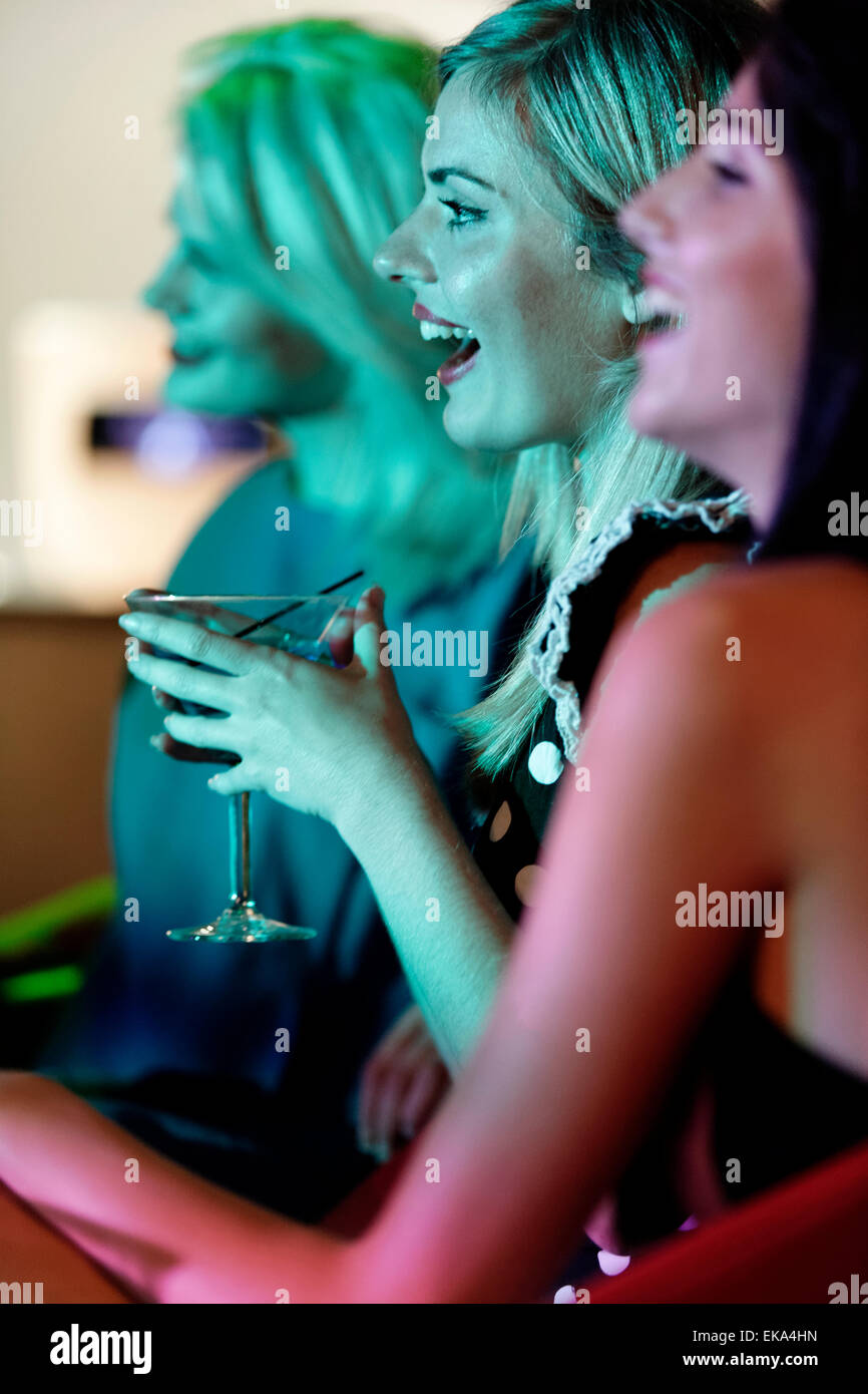 A group of friends having fun in a club Stock Photo - Alamy