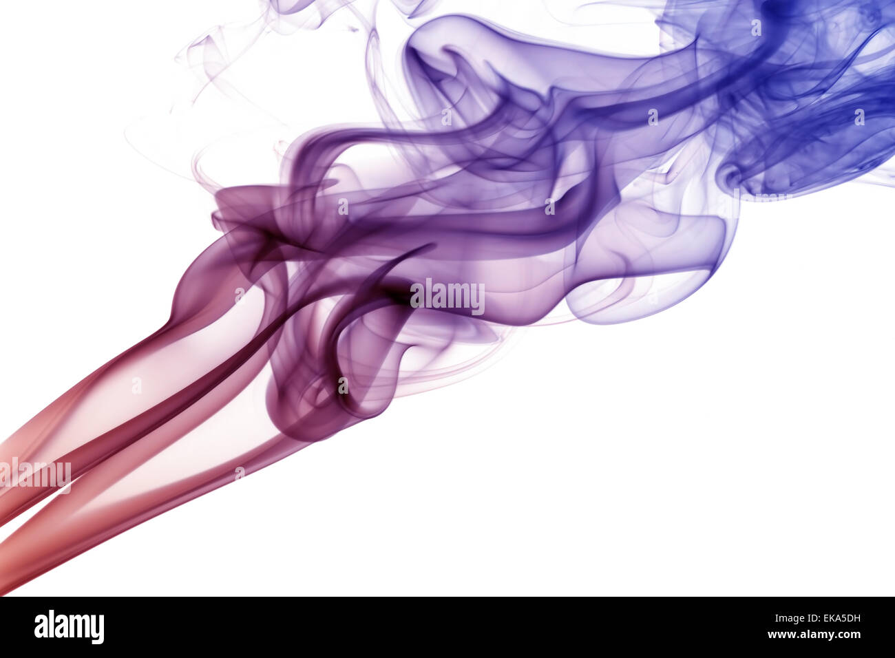 wave and smoke of different colors isolated on white Stock Photo - Alamy