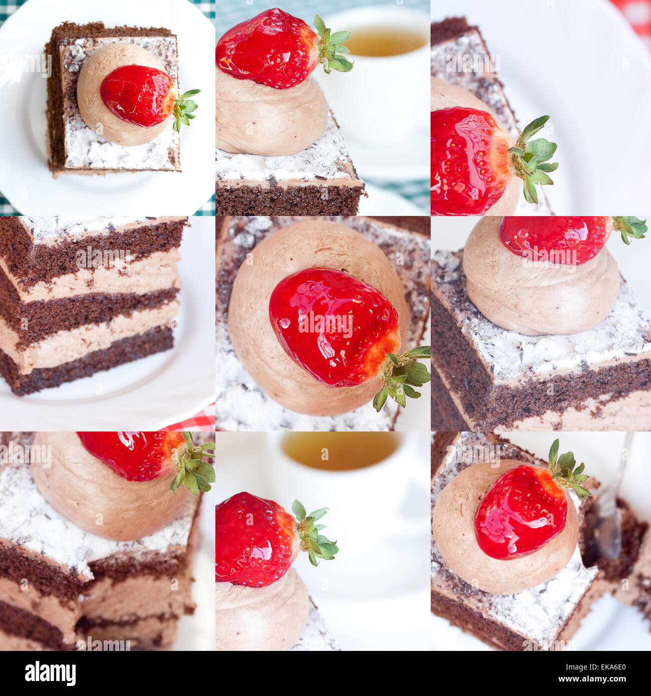 Cafe collage hi-res stock photography and images - Alamy