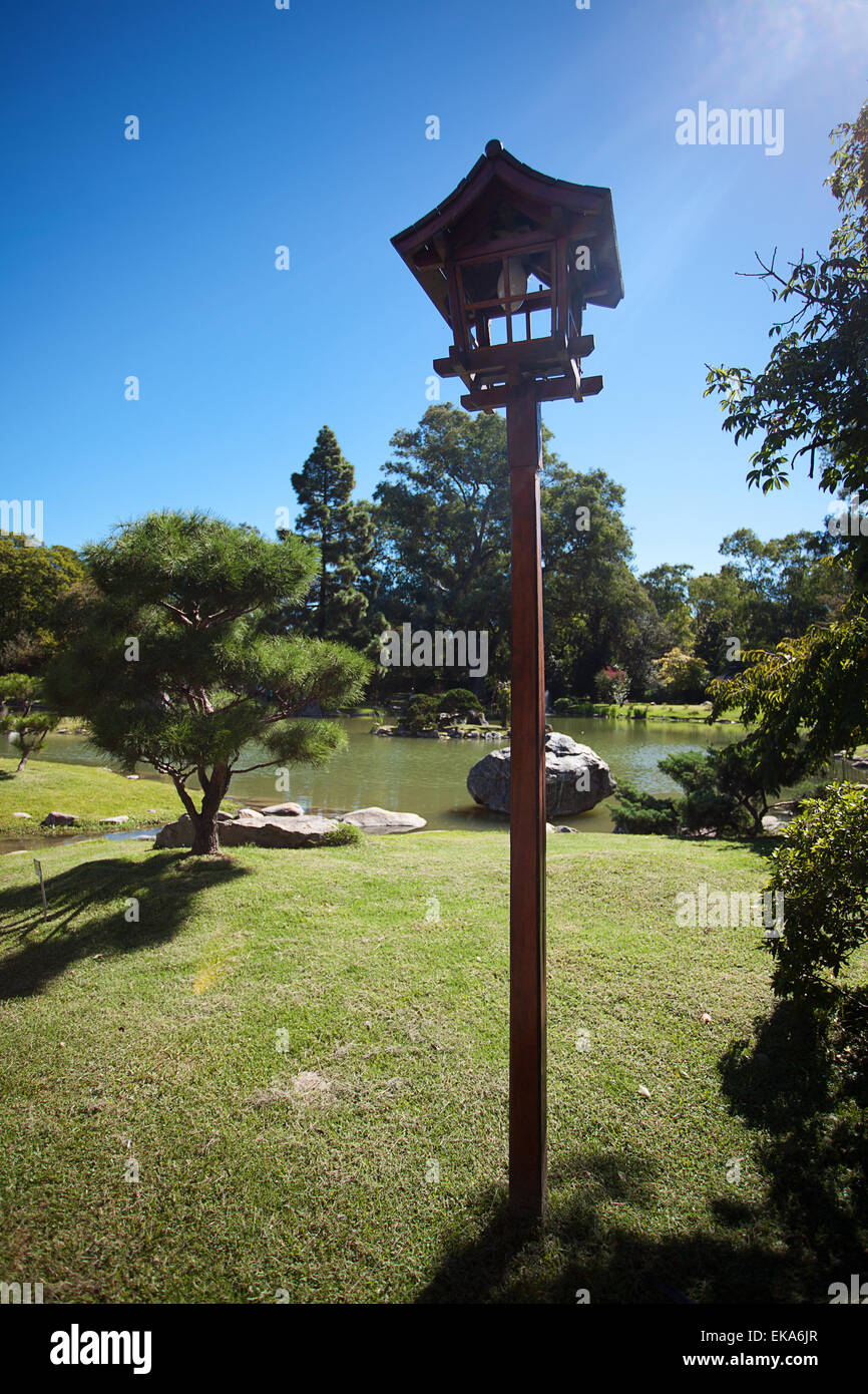 Japanese lantern on a background of blue sky Stock Photo - Alamy
