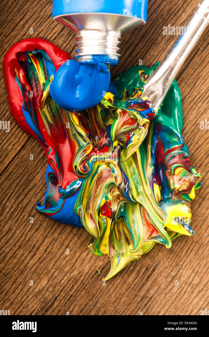 mixing paints. background Stock Photo - Alamy