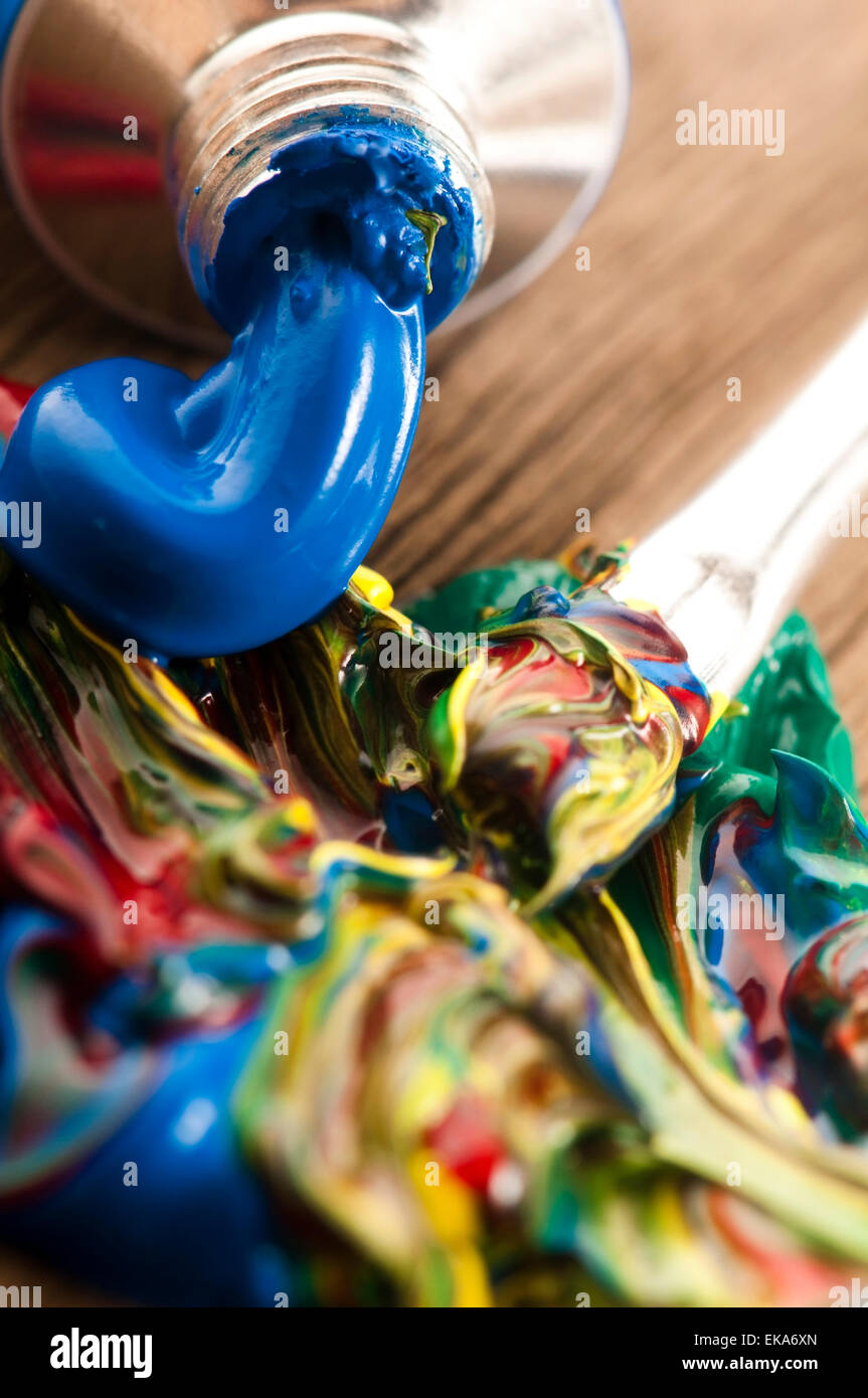 mixing paints. background Stock Photo - Alamy