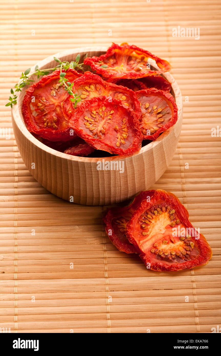 Italian sun dried tomatoes Stock Photo - Alamy