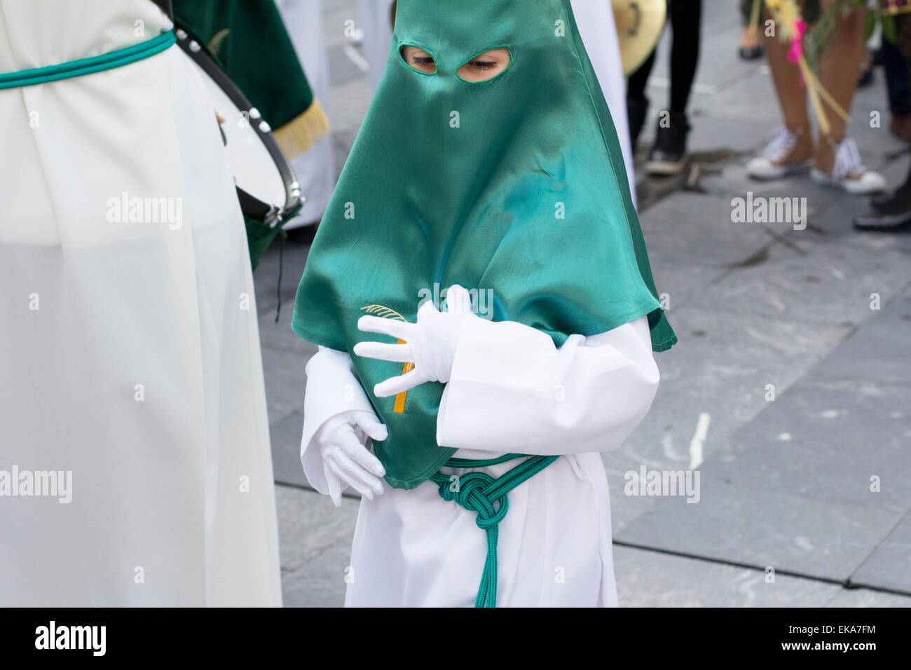 Boy. Procession. Holy Week Stock Photo - Alamy