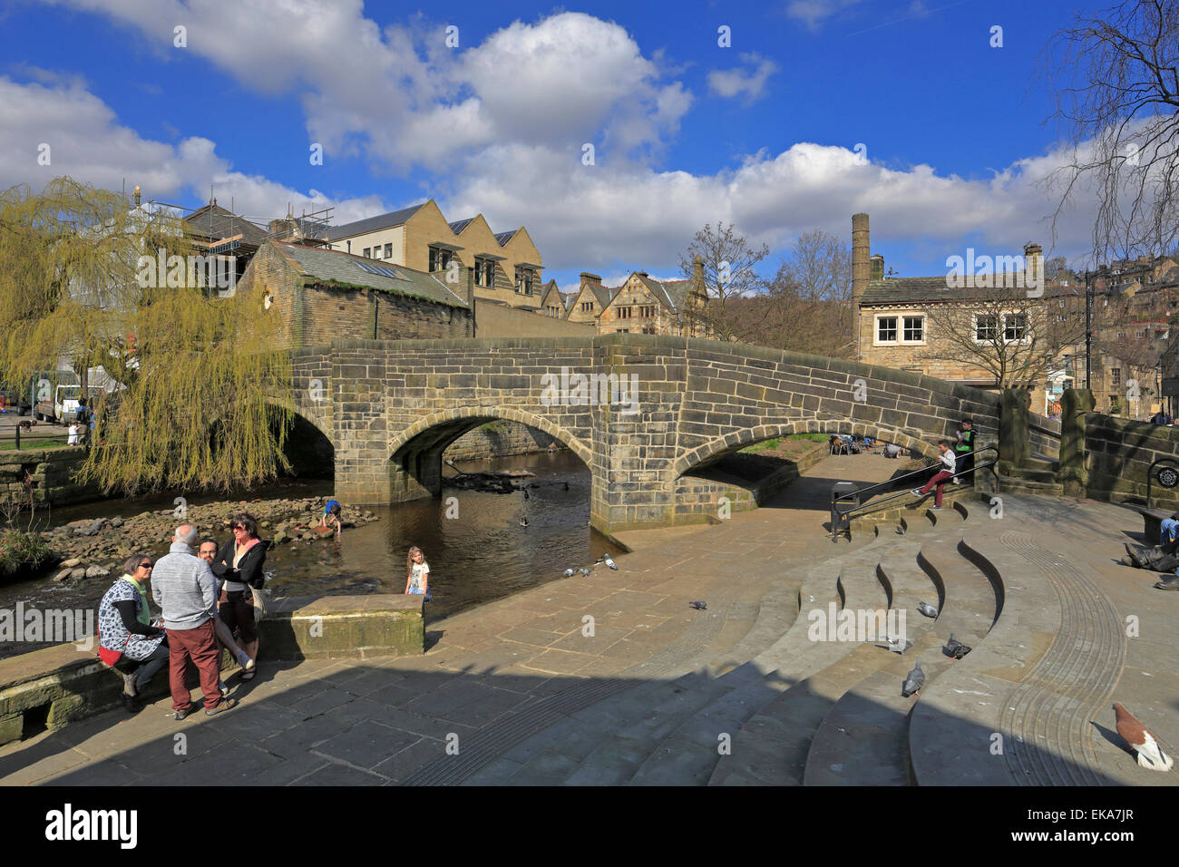 Bridge over hebden water hi-res stock photography and images - Alamy