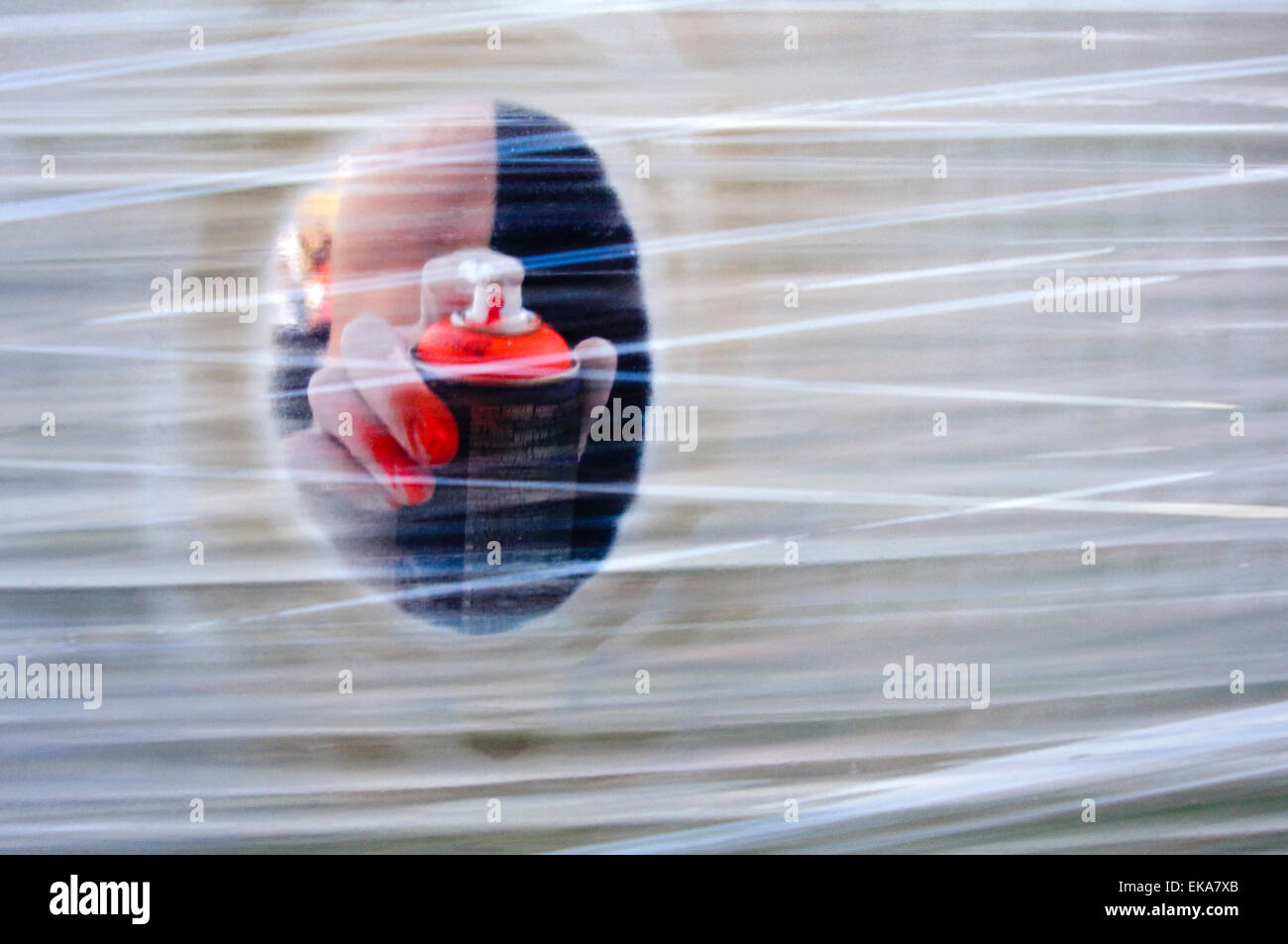 Hand Spray Painting Stock Photo - Alamy