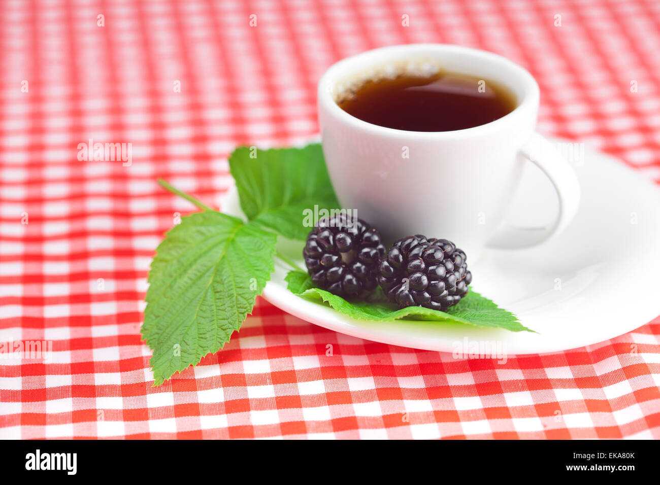 Blackberry leaves tea hi-res stock photography and images - Alamy