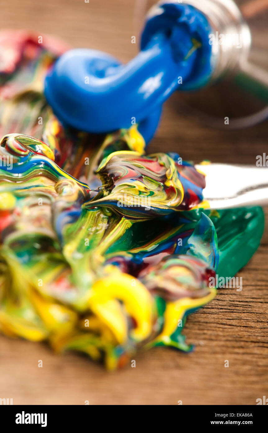 mixing paints. background Stock Photo - Alamy