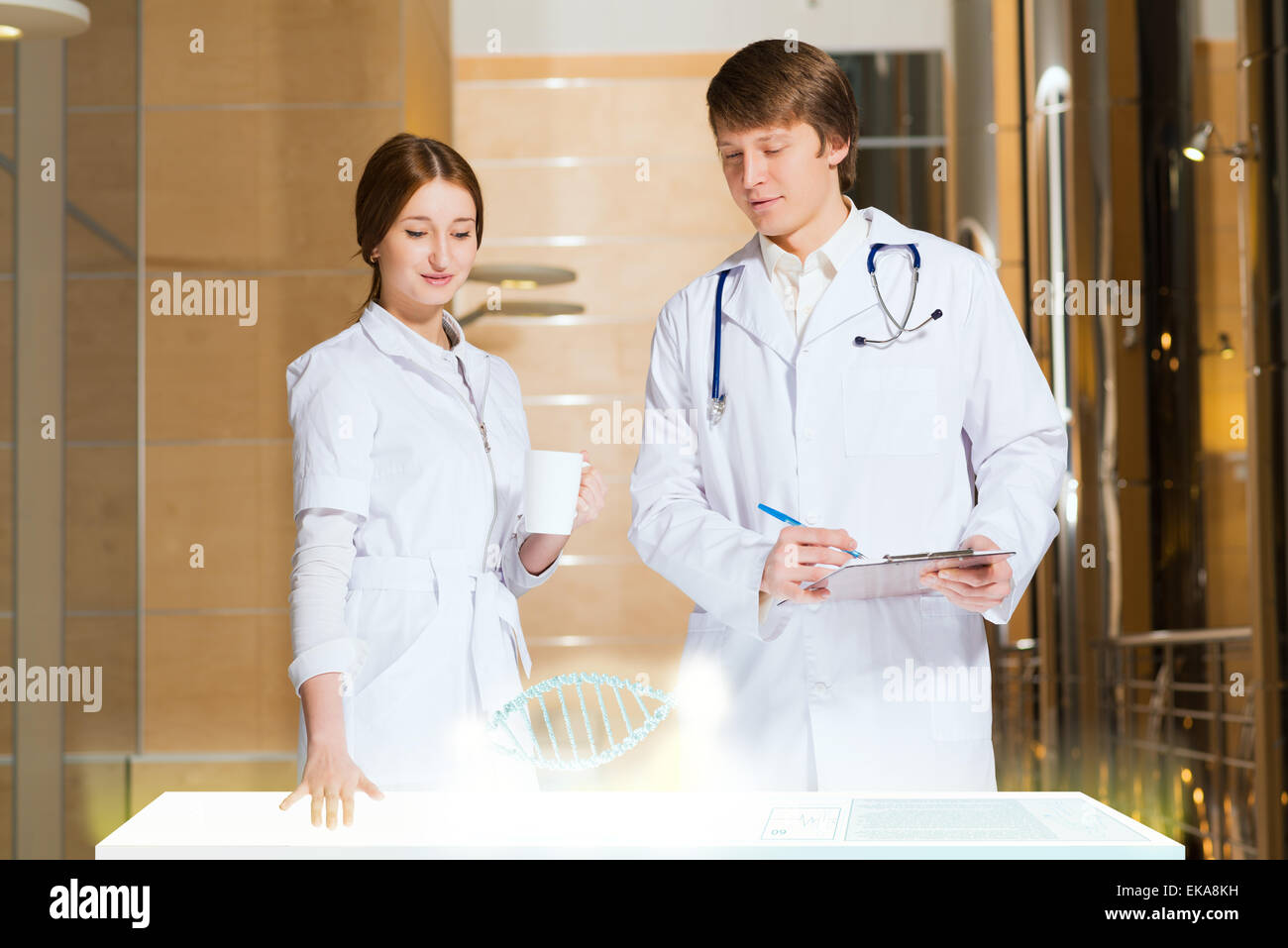 Laboratory examination medical doctors hi-res stock photography and ...