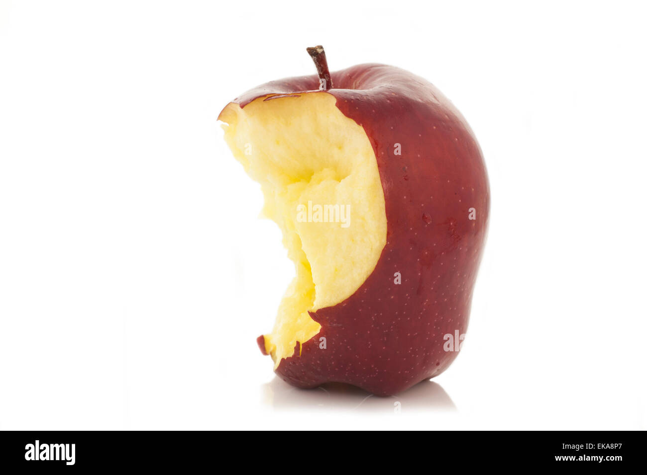 Apple Half Eaten Apple High Resolution Stock Photography and Images - Alamy