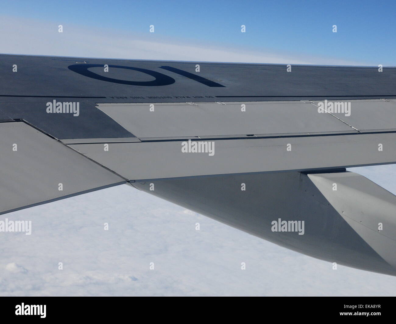 The digits 01 on the wing of the Airbus A310 CC-150 Polaris, RCAF 01 ...