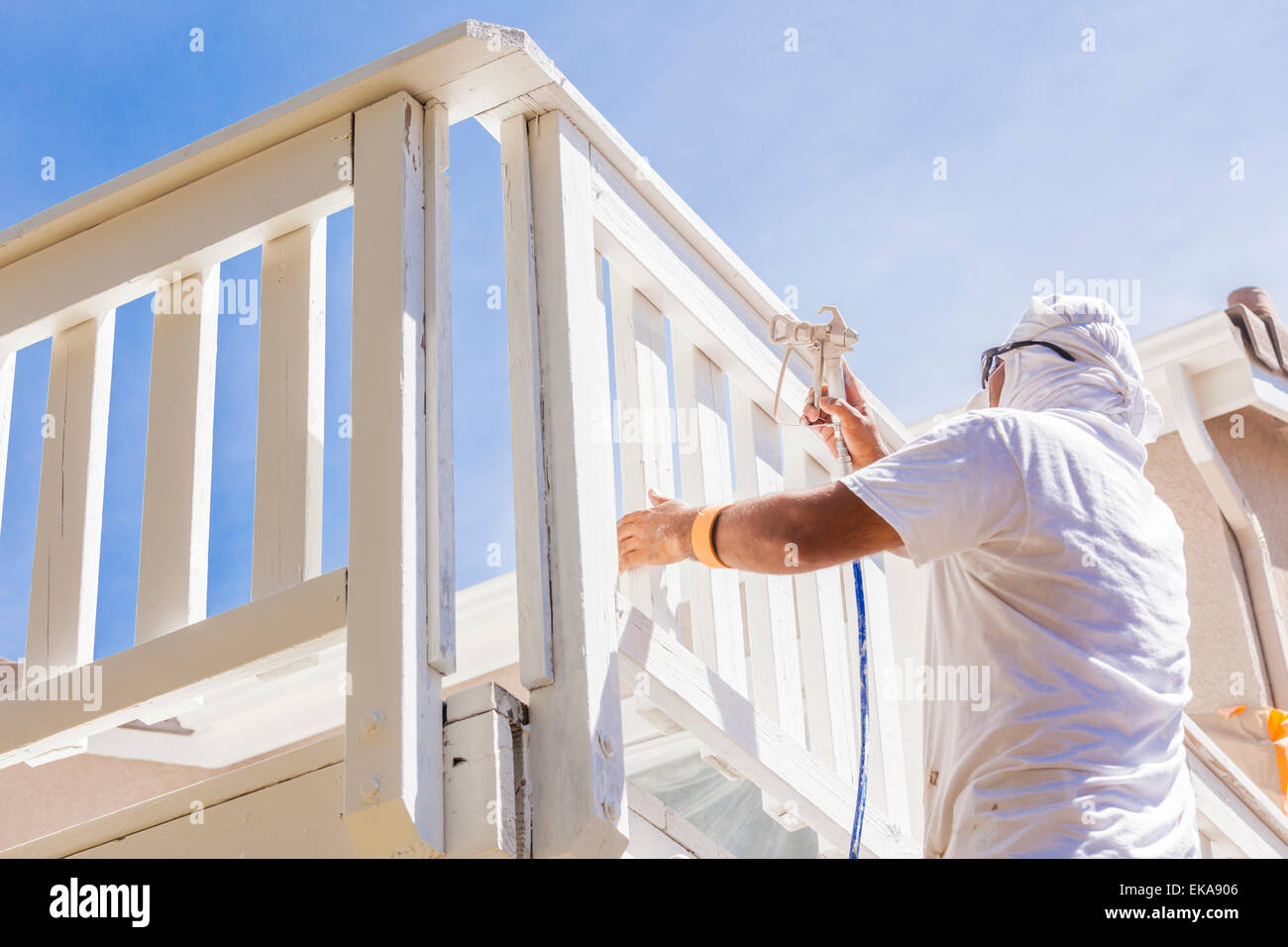 Man face white mask painting hi-res stock photography and images - Alamy