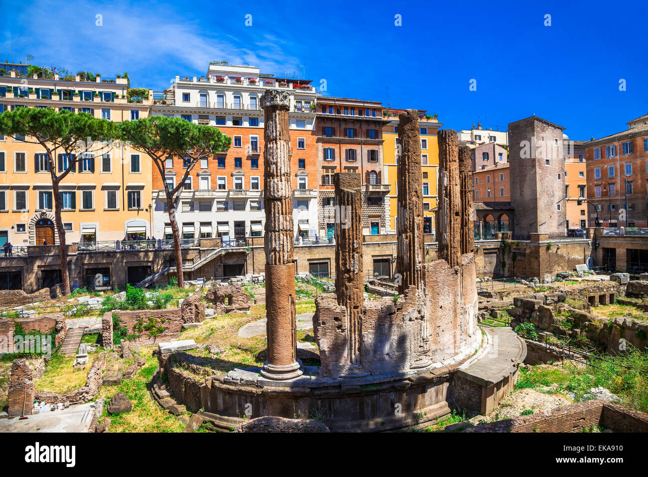 Beautiful Largo di Torre Argentina,ancient romans ruins,Rome,Italy ...