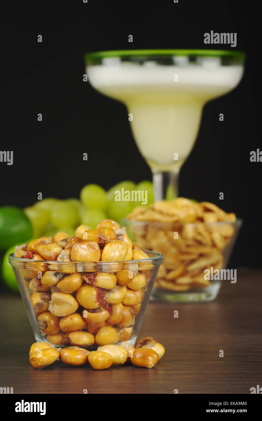 Canchas: Peruvian roasted Cuzco or Peruvian corn eaten as snack Stock ...