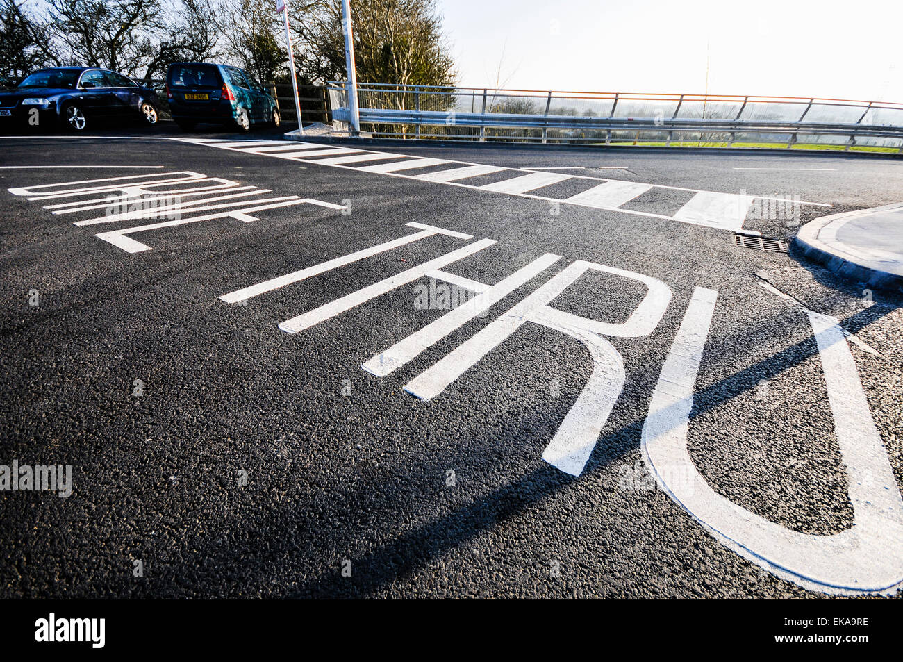 Fast food drive thru lane hi-res stock photography and images - Alamy