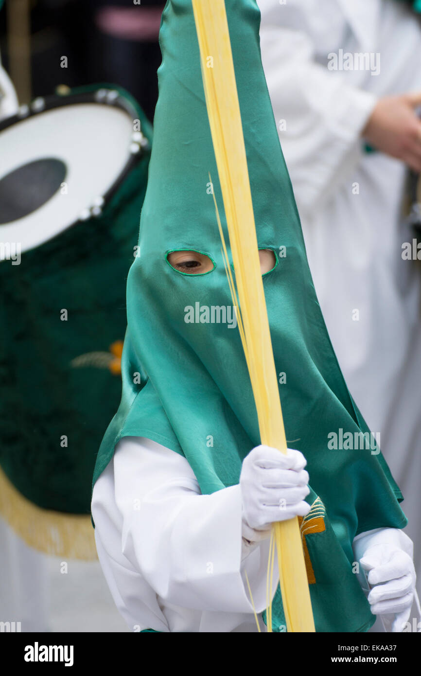Boy. Procession. Holy Week Stock Photo - Alamy