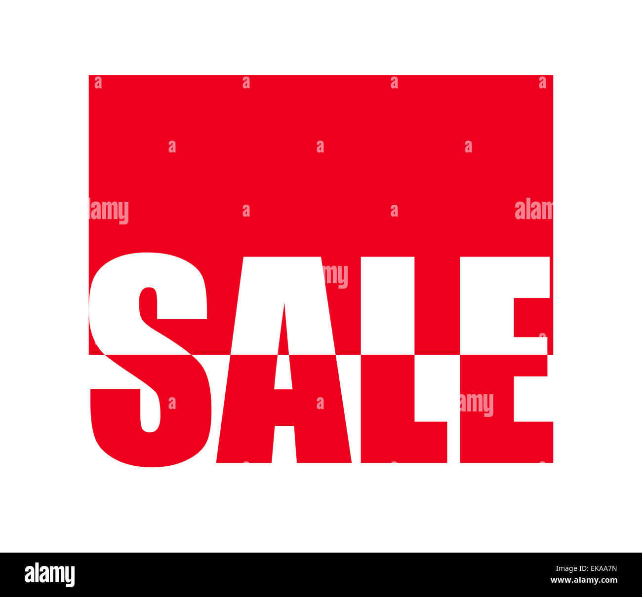 Sale Sign Vector Illustration Stock Photo - Alamy
