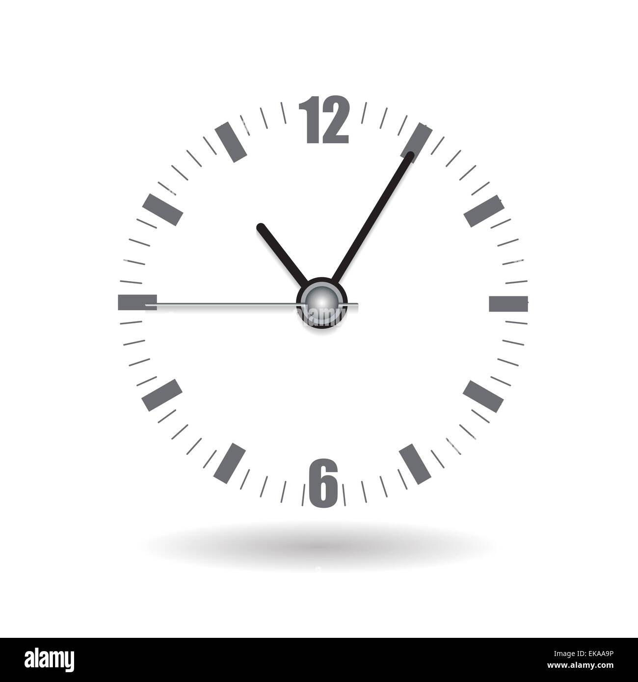 Realistic Clock Alarm Watch Vector Illustration Stock Photo - Alamy
