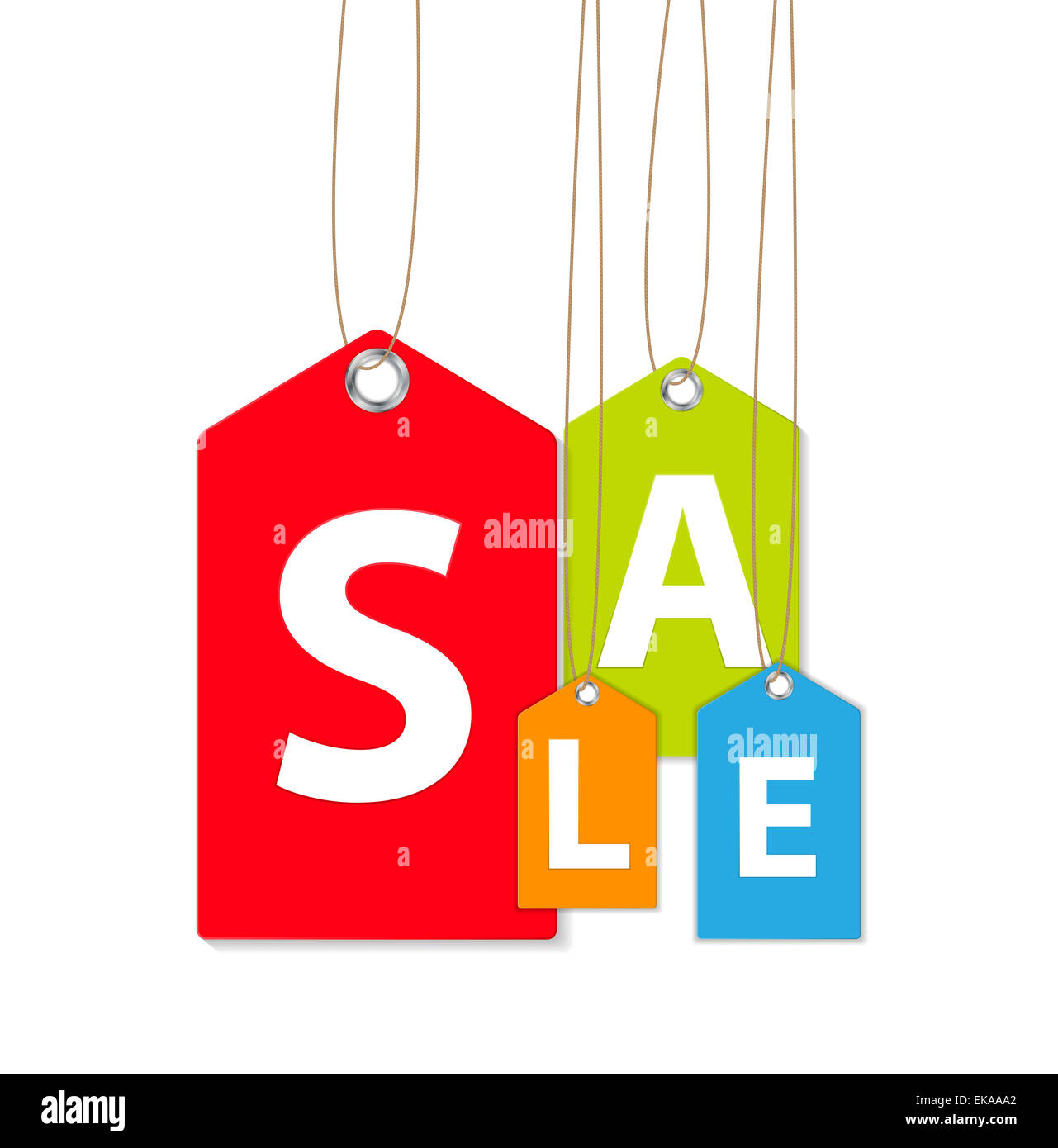 Sale Banner. Vector Illustration Stock Photo - Alamy