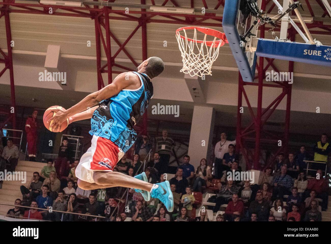 April 5, 2015: Jermaine Jonte Flowers in action during the All Star ...