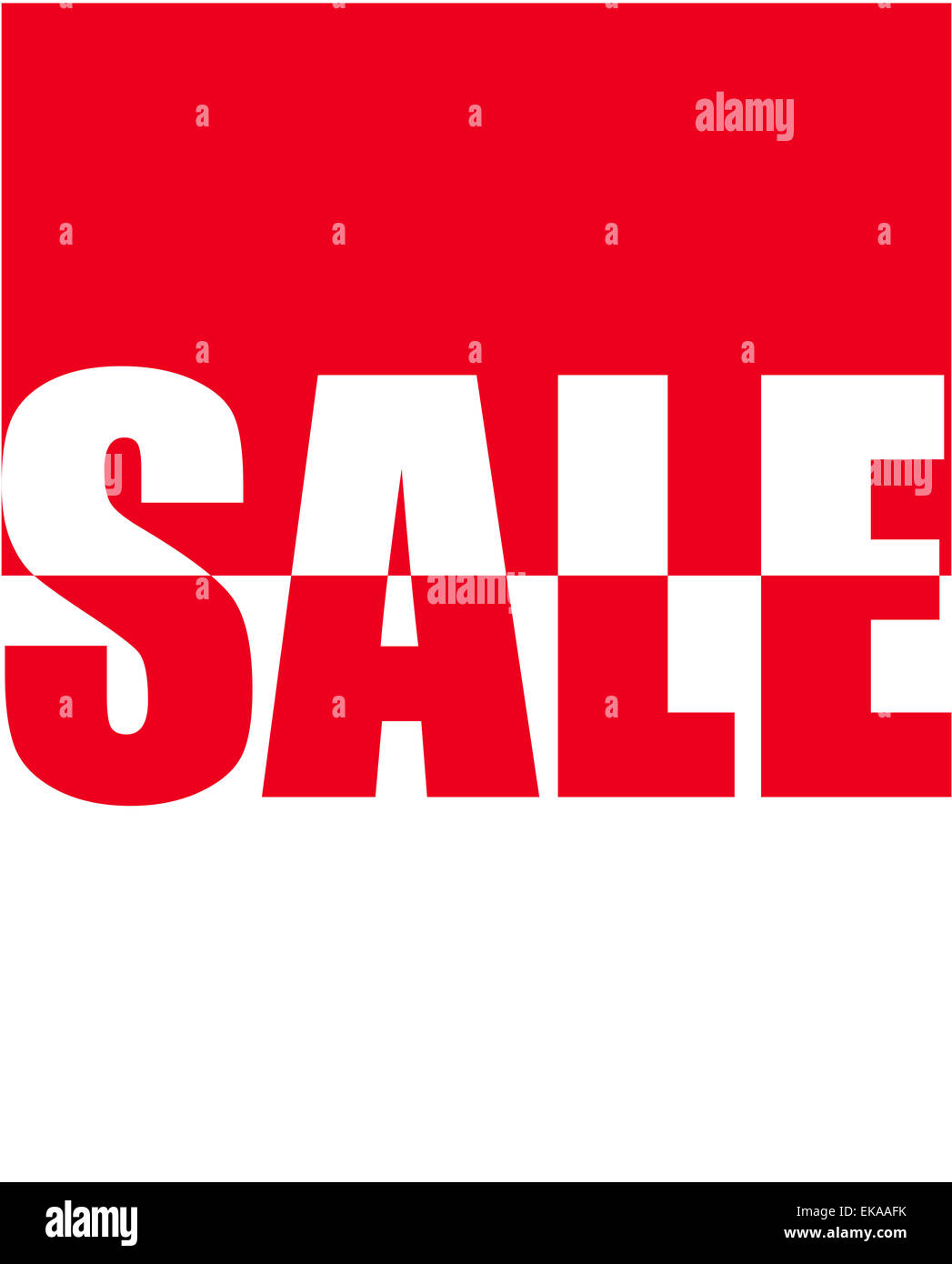Sale Sign Vector Illustration Stock Photo - Alamy