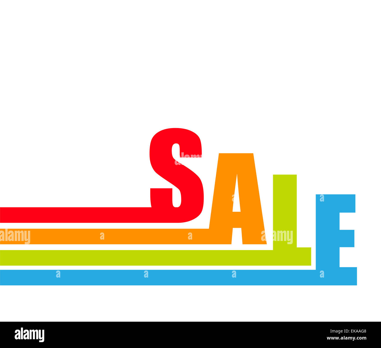 Sale Banner with Place for Your Text. Vector Illustration Stock Photo ...