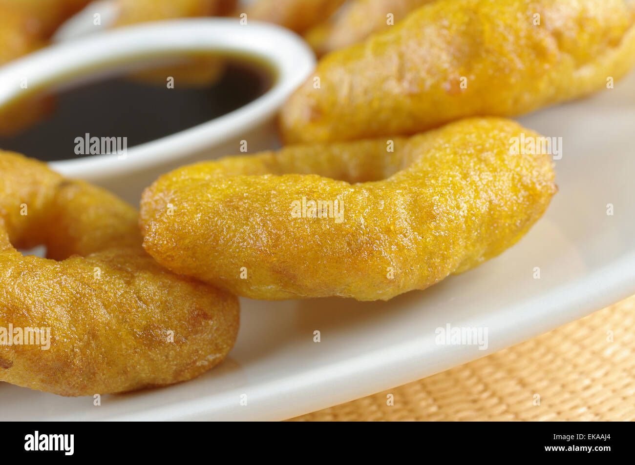 Popular Peruvian dessert called Picarones made from squash and sweet ...