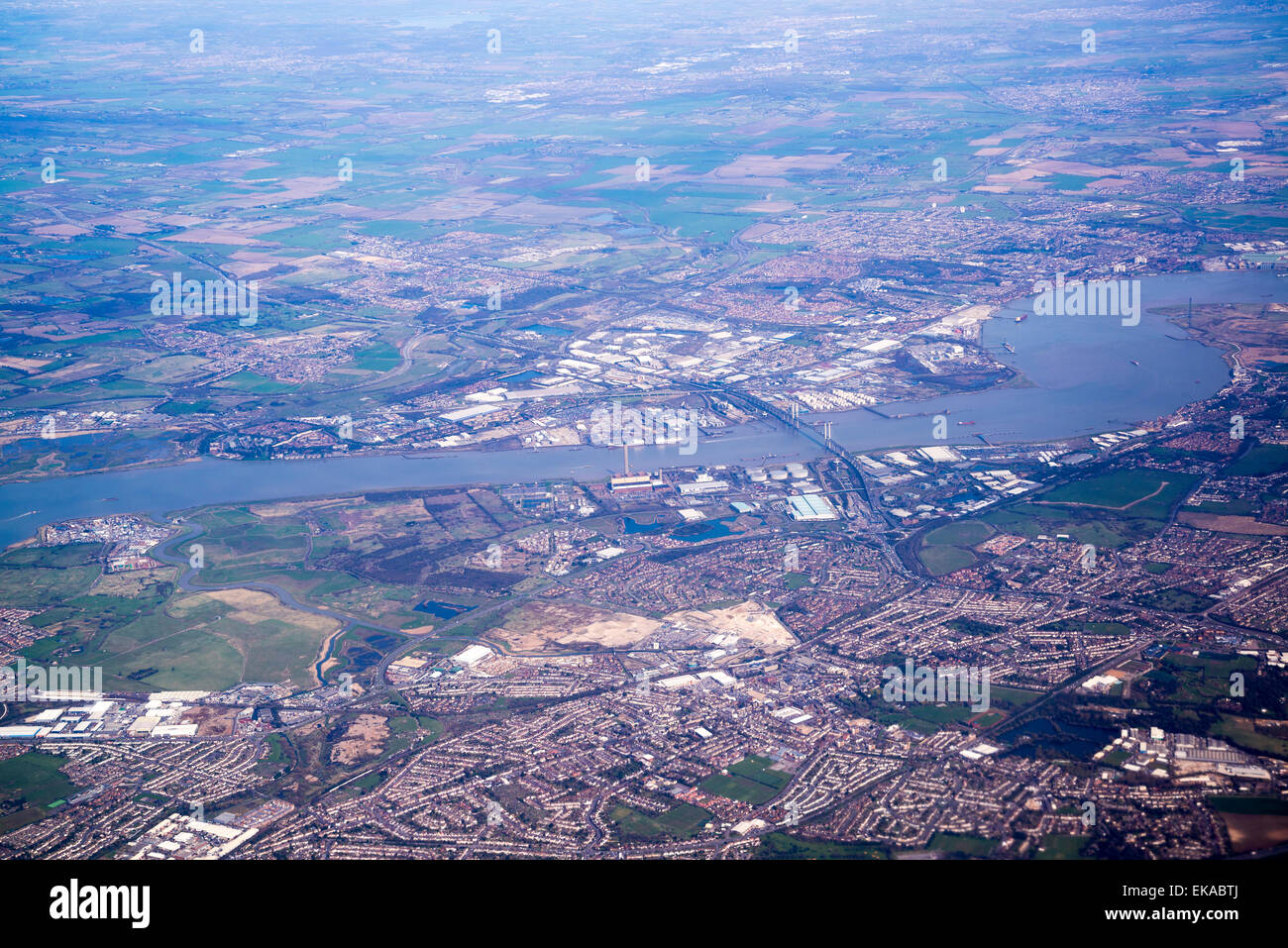 Aerial view of Kent, England Stock Photo - Alamy