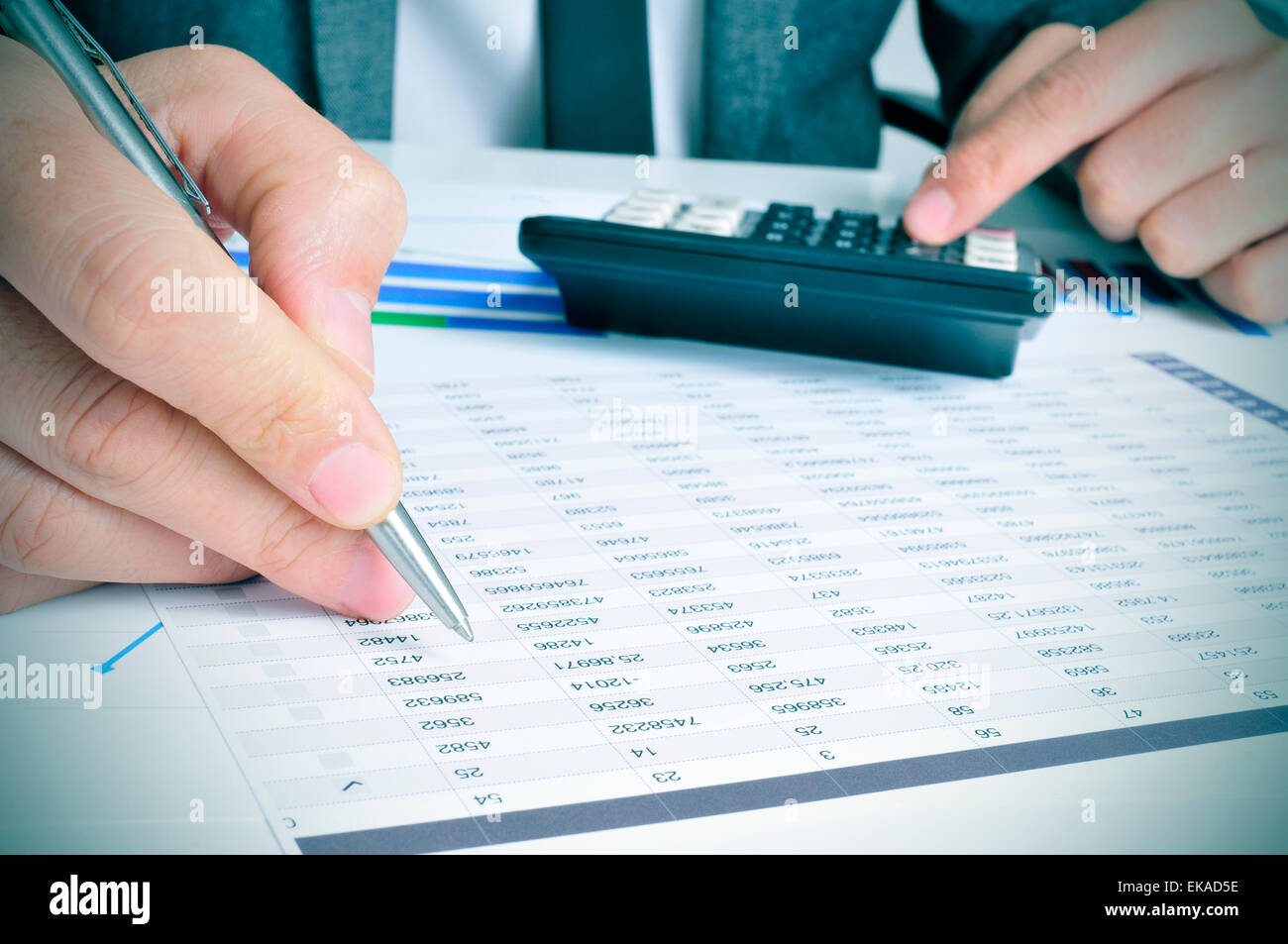 Checking the account hi-res stock photography and images - Alamy