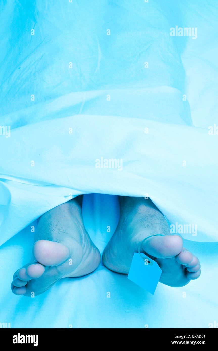 Dead person feet High Resolution Stock Photography and Images - Alamy